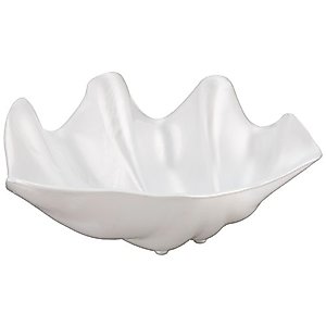 Winco PSBW-1W Shell Bowls, 22 Ounce, Pearl