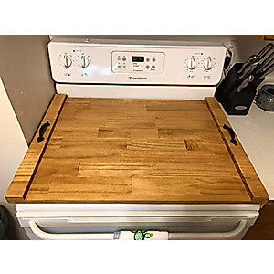 Rustic Stove Top Cover, Wooden Tray For Stove, Wood Stove Top Tray, Stove Tray, Decorative Tray