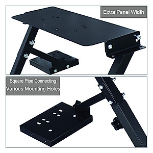 Nejoney Racing Wheel Stand, Height Adjustable & Foldable Steering Wheal Stand Compatible with Logitech G25,G27,G29,G920 Gaming Cockpit