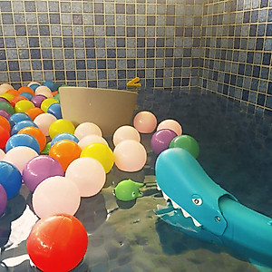 KDO Bath Shark Toys - Cute & Colorful Baby Shark Bath Toy Claw Catcher with 3 Fish – Safe & Nontoxic Water Toys for Bath Tubs, Swimming Pools & Outdoors - Best Bath Toys for Girls and Boys 3+