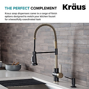 KRAUS Kitchen Soap and Lotion Dispenser in Stainless Steel, KSD-41SS