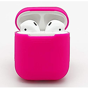 HappyCover Compatible for Airpods Case 2 & 1, Protective Silicone Cover Skin for Airpods Charging Case (Rosy)