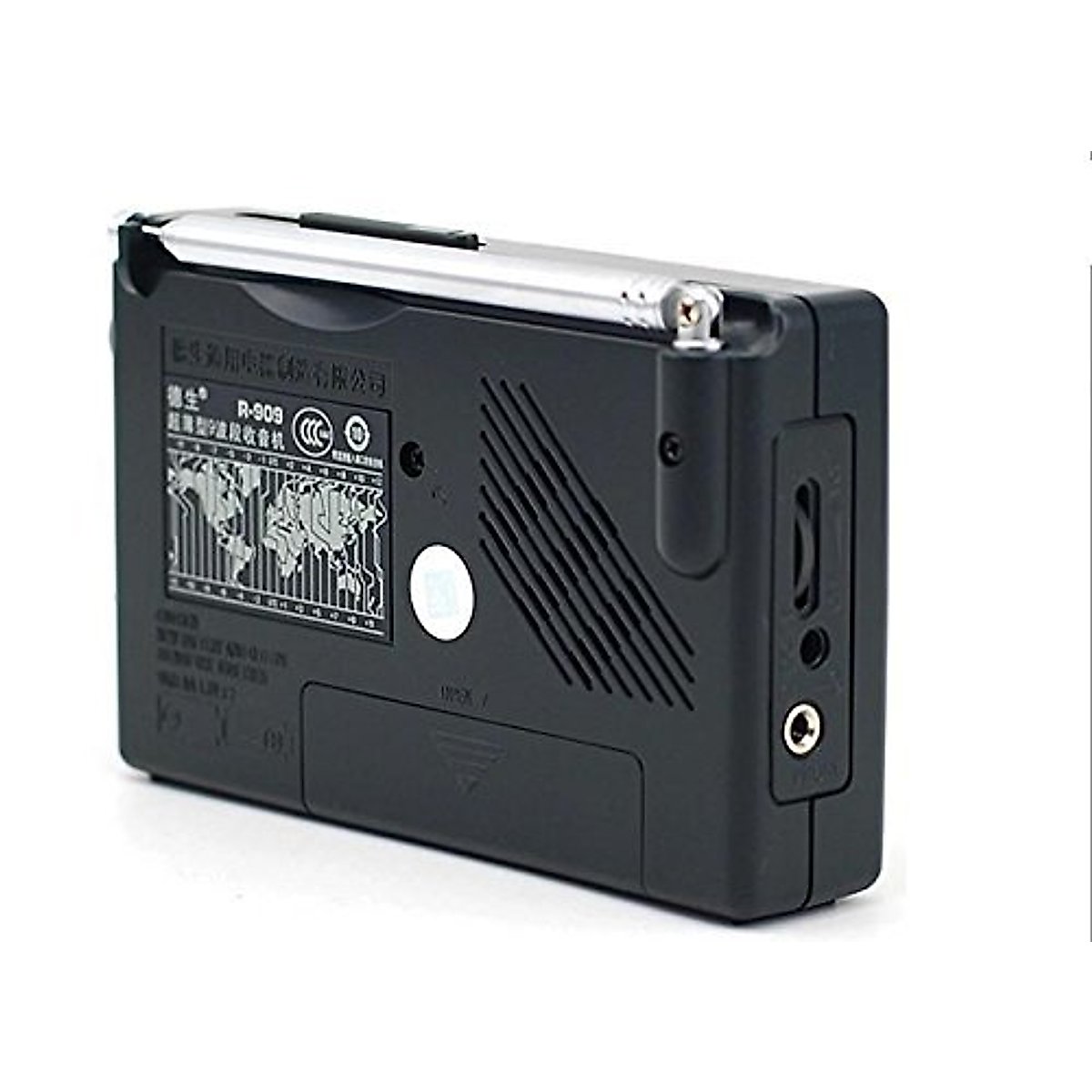 TECSUN R-909 AM/FM/SM/MW (9 Bands) Multi Bands Radio Receiver Broadcast with Built-in Speaker