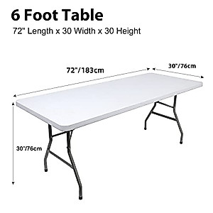 BDDC Fitted Table Covers for 6 Foot Tables, Spandex Table Covers 6ft, Jade Green Table Clothes for 6 Foot Rectangle Tables, Tablecloths for Parties, Banquet, and Festival (2 Pcs)