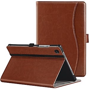 ZtotopCases for Samsung Galaxy Tab A8 10.5 Case 2022, Premium PU Leather Cover with Auto Wake/Sleep, Front Pocket & Multiple Viewing Angles for Samsung Tab A8 10.5 Inch Tablet SM-X200/X205/X207-Brown