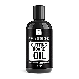 Virginia Boys Kitchens Butcher - Block Oil - no Mineral Oil - Food Grade Conditioner and Oil - Use for Wooden Cutting Boards - Full Size Wax and Oil and Wax Applicator and Soap - Gift Packaging