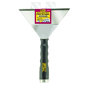 IVY Classic 23075 7" Heavy-Duty Bent Pole Scraper with Stainless Steel Blade, 1-Pack