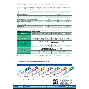 HORIBA LAQUAtwin Salt-22 Compact Salt Meter (Ion Selective Eelectrode Method) for Water, Viscous Liquids, Solids, and Powder Samples