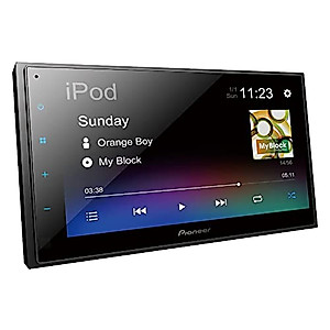 Pioneer 6.8 Double DIN Touchscreen Display, Apple iPhone and Android Music Support, in-Dash Bluetooth USB Digital Multimedia Car Stereo Receiver