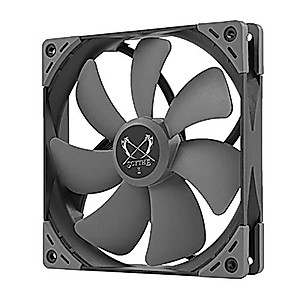 Scythe Kaze Flex 140mm Fan, PWM 300-1800RPM, Quiet Case/Radiator Fan, Single Pack