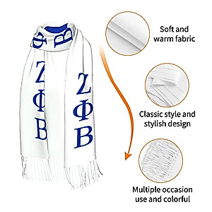 1920 Sorority Gifts Paraphernalia For Women Fall Winter Cashmere Feel Scarf Large Long Shawl Wrap Soft Warm Big Scarves