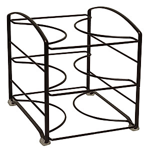 DecoBros Kitchen Wrap Organizer Rack, Bronze (Small / Standard, 2-1/2" Box)