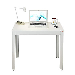 Need Small Table - 31.5 Inch Study Desk for Narrow Spaces,Sturdy and Heavy Duty Study Workstation for Laptop-Easy Assembly Homework Desks AC3DW8040