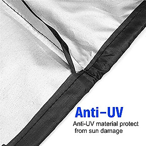 TJFU Grill Cover,BBQ Grill Cover for Outdoor Grill,Waterproof Gas Grill Barbecue Cover for Weber,Char Broil,Brinkmann,Nexgrill Grills etc