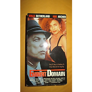 Eminent Domain {VHS Video} 1992 EDDE Entertainment #ED0249 Donald Sutherland & Anne Archer