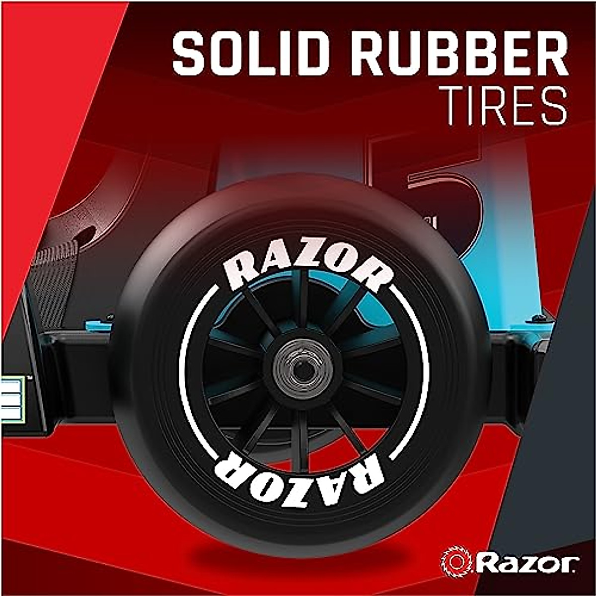 Razor Ground Force Elite-Electric Go-Kart for Ages 13+, Up to 14 MPH, Up to 40 Minutes of Continuous Use, 350-watt Chain-Driven Motor, Forward/Reverse Drive Switch, 36V Rechargeable Battery,Black, Large