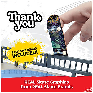 Tech Deck, Daewon Mega Bowl, X-Connect Park Creator, Customizable and Buildable Ramp Set with Exclusive Fingerboard, Kids Toy for Ages 6 and up