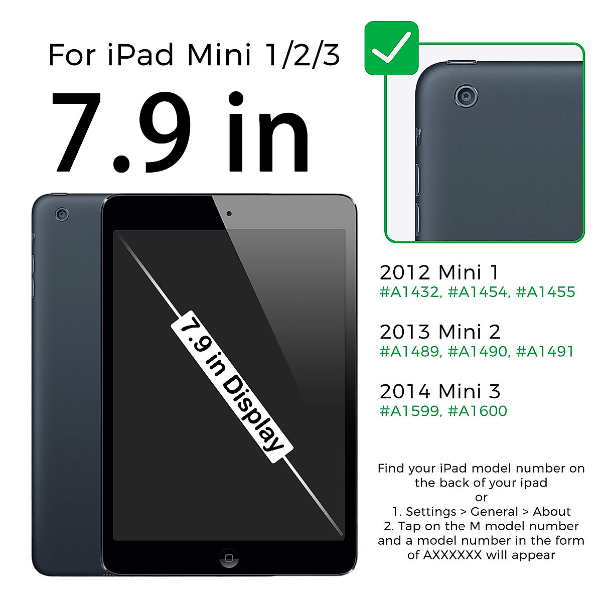 ACEGUARDER Shockproof Kid case for iPad Mini Case, iPad Mini 2, iPad Mini 3, iPad 7.9 inch Case, Shockproof Protective, with Pencil Holder & Multi-Angle Adjustable Bracket (2021 New, Rose Pink)