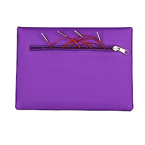 Addi Click by Woolly Hugs Interchangeable Circular System with Exclusive Red Cords (European Version) with Red Gauge