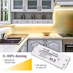 Armacost Lighting 860450 for LED Lighting, with Removable AC Cord, 45 Watt, White