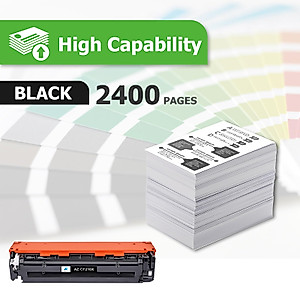 Aztech Compatible Toner Cartridge Replacement for HP 131X CF210X 131A CF210A for Pro 200 Color MFP M276nw M251nw M276n M251n Printer Ink (Black, 1-Pack)