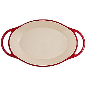 Lodge Oval casserole, 2 Quart, Red