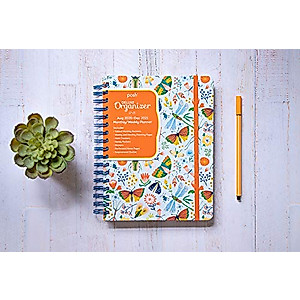 Posh: Deluxe Organizer 17-Month 2020-2021 Monthly/Weekly Planner Calendar: Garden Creatures