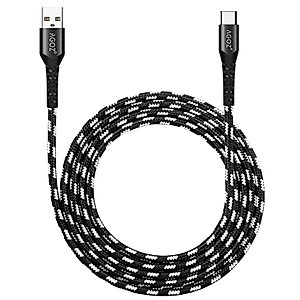 AGOZ Fast Charger USB C Cable Braided Type C Cord for Razer Edge Gaming Handheld, Razer Wolverine V2 PRO Gaming Controller, Razer Kishi V2 for Android, Razer Opus X Headphones, Oculus Quest 2 (6ft)