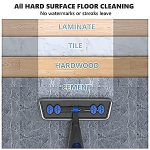 Spray Mops for Floor Cleaning- Floor Mop Microfiber Flat Mop Wet Dry Dust Mop with Refillable 635ML Bottle 4 Washable Pads Sprayer for Hardwood Floor Laminate Tiles Wood Ceramic Vinyl Home Kitchen