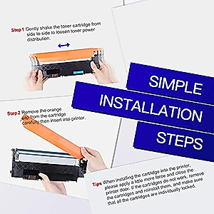 GPC Image Compatible Toner Cartridge Replacement for HP 116A W2060A W2061A W2062A W2063A to use with MFP 179fnw MFP 178nw Printer Tray (Black, Cyan, Magenta, Yellow)