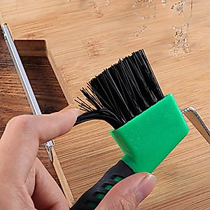 STOBOK 1Pc Horse Hoof Pick, Anti-Slip Deluxe Durable Ergonomically Practical Grip Hoof Pick with Brush Cleaning Tools for Horse Grooming Tools