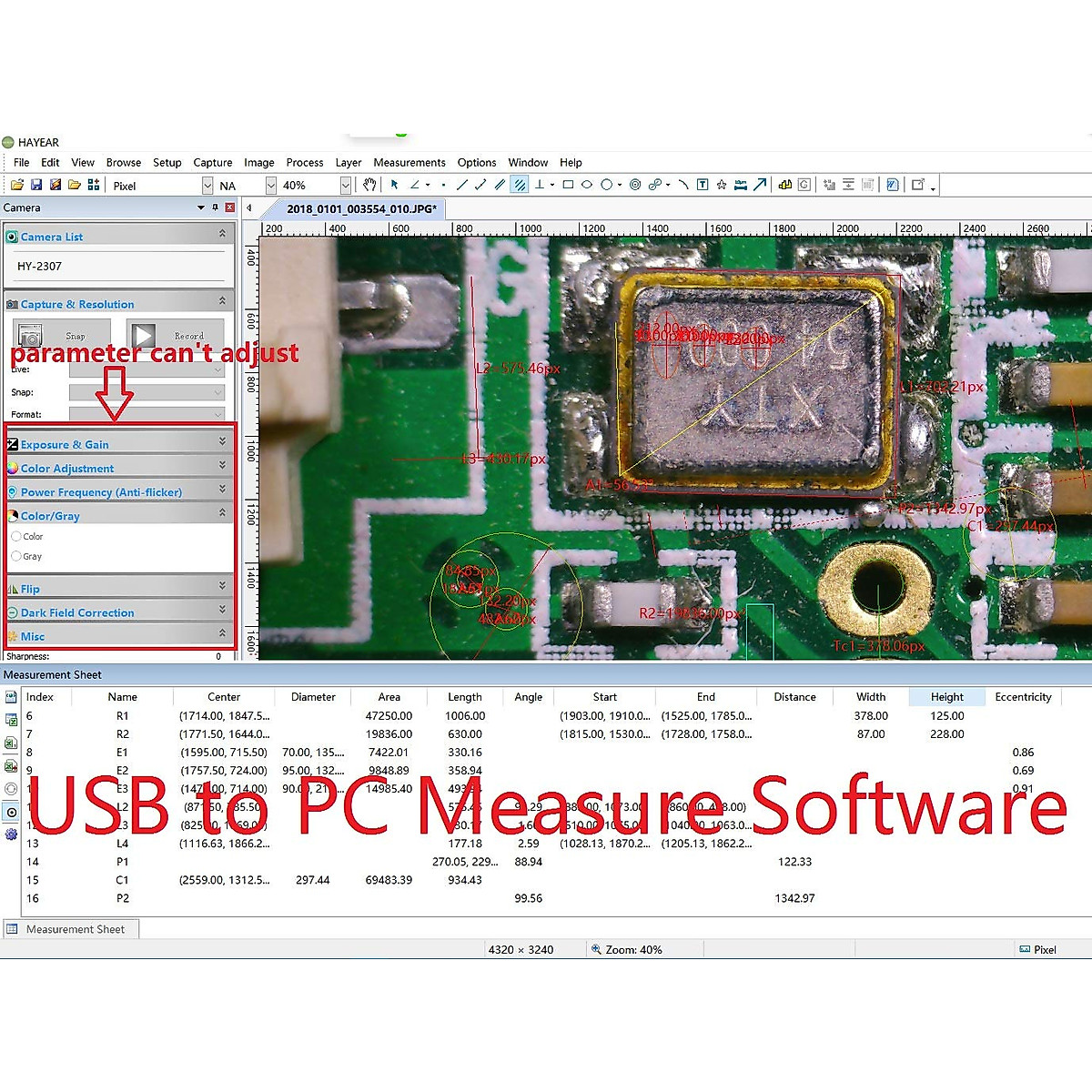 HAYEAR Full Set 16MP Full HD 1080P 60FPS HDMI USB Output Industry C-Mount Microscope Video Camera with 150X Zoom Lens