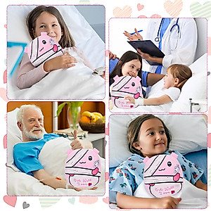 MOFUSAN 12'' Get Well Soon Axolotl Plush Toy, Get Well Soon Cute Axolotl Stuffed Animal Soft Axolotl Plush ies Pillow for Kids Patient Feel Better Sympathy Gifts Condolences Memorial Loved (Axolotl)