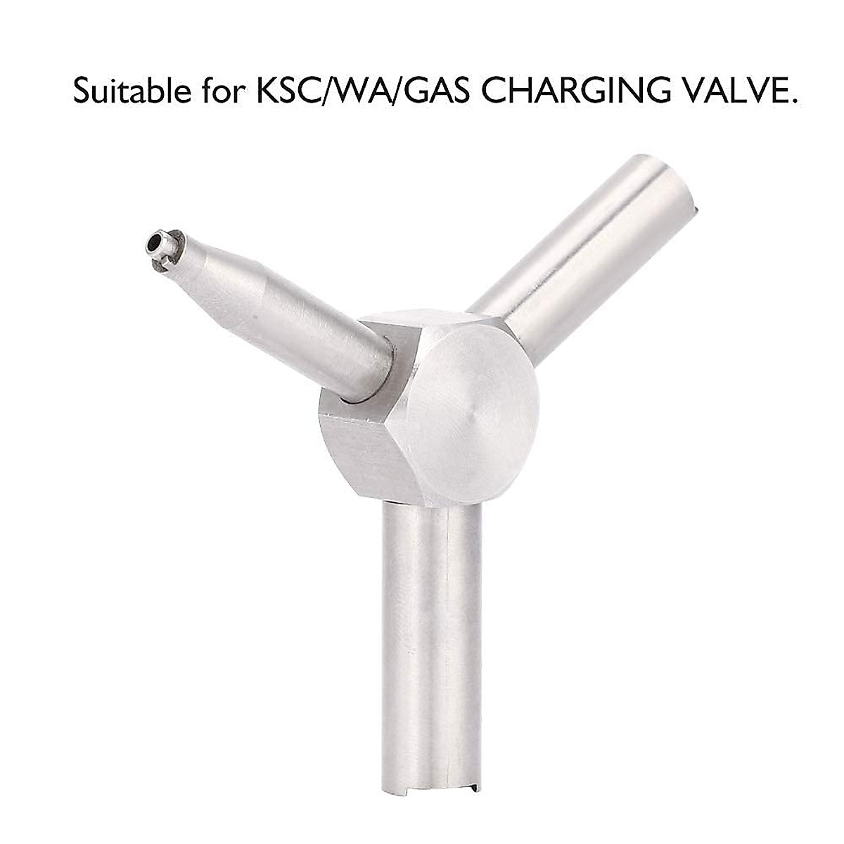 Jadeshay Element Valve Key, Airsoft KSC WA Gas Magazine Charging Valve Removal Tool, Stainless Steel, Smooth Handling, Universal Compatibility & Easy Maintenance