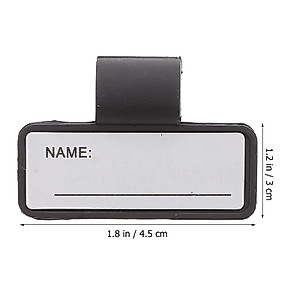 iplusmile Accessories ID Tag for Nurses, 5 Pack Personalized Name ID Identification Tag Clip, ID Charm, Universal Tag Badge