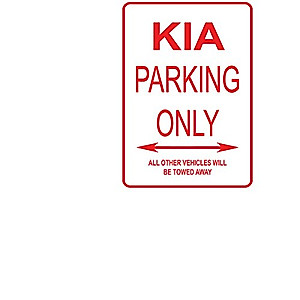 Adept Mechanism KIA Parking ONLY Aluminum Street Sign