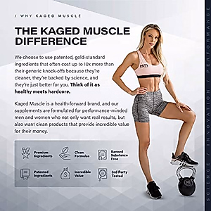 Kaged Whey Protein Powder: 100% Whey Protein Isolate for Post-Workout Recovery | Chocolate Flavor | 3lbs