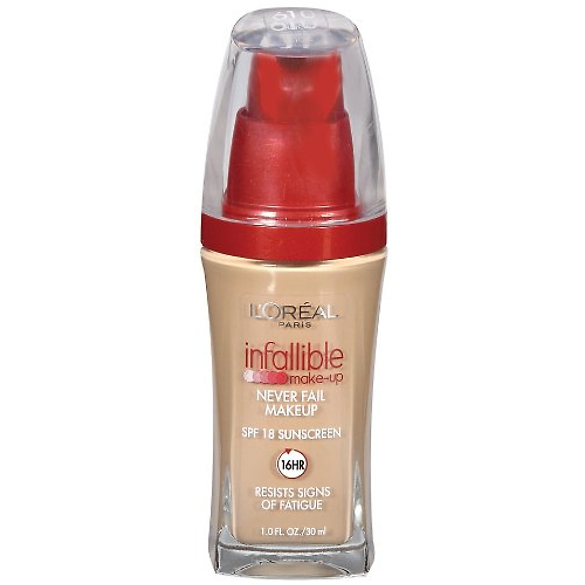 L'oreal Infallible Advanced Never Fail Makeup, Buff Beige, 1-Fluid Ounce