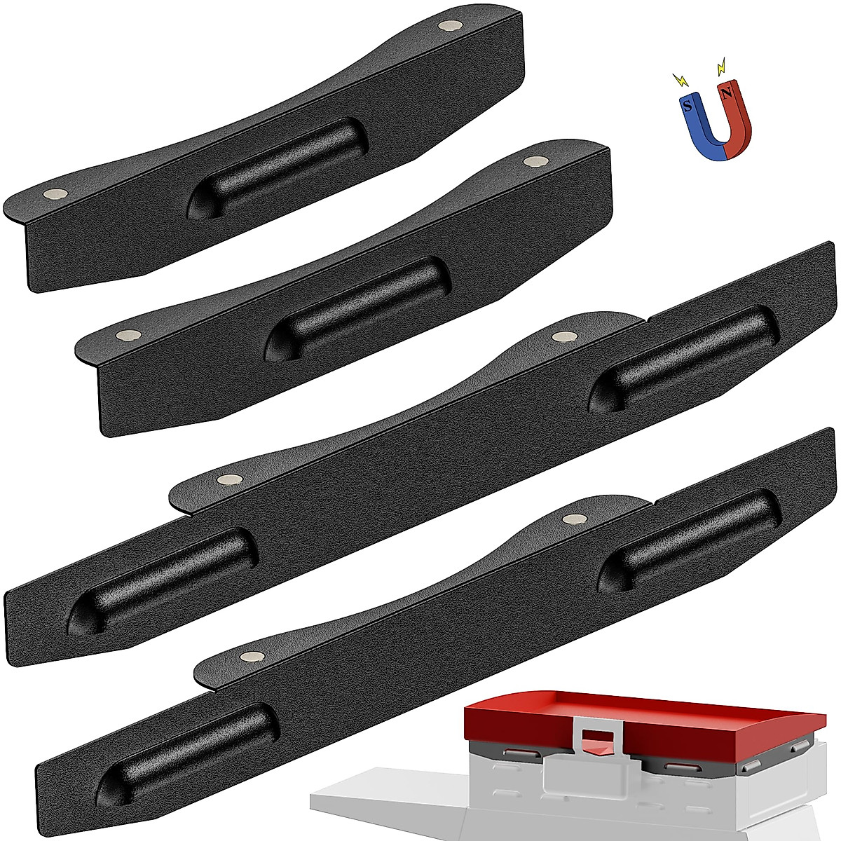 Upgraded Wind Guards for Blackstone 22 Inch Griddle, Blackstone Griddle Accessories, Magnetic Stainless Steel Wind Screen for Black stone Grill,Protect Flame Hold Heat Compatible with Hood＆Side Shelf