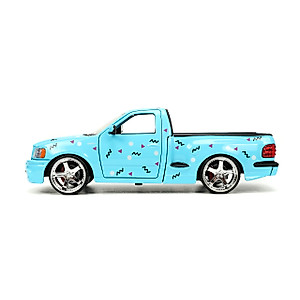 Jada Toys I Love The 90’s 1:24 1999 Ford F150 SVT Lightning Die-cast Car, Toys for Kids and Adults, Sky Blue (26136)