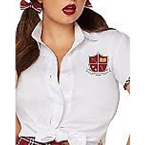 Spirit Halloween School Girl Costume Kit | School Girl Outfit | Roleplay Costume - S