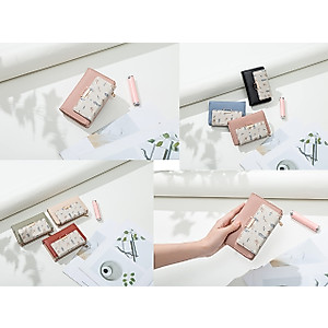 Plergi PU Leather RFID Blocking Flap Wallet for Women Large Capacity Card Holder