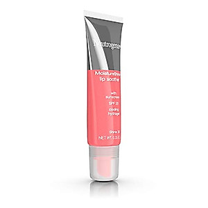 Neutrogena MoistureShine Lip Soother Gloss with SPF 20 Sun Protection, High Gloss Tinted Lip Moisturizer with Hydrating Glycerin and Soothing Cucumber for Dry Lips, Shine 30.35 oz