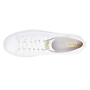 Keds Triple Up Leather, Sneaker Womens, White Leather, 8 Medium