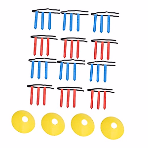 Blm Flag 16 Pcs Set Exercise Belt Football Flags Waist Band Flag Football Belts Football Flags Set Football Flags and Belts Banner Ribbon Aldult Football Kit Football Waist Band