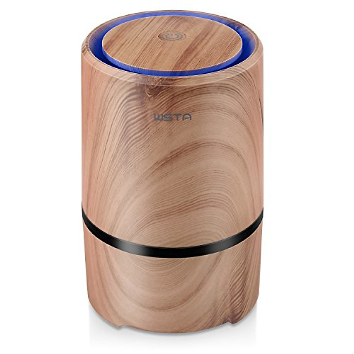 WSTA Air Purifier with Hepa Filter,Portable Small Air Purifiers for Home,Smokers,Smoke,Dust,Desktop Air Cleaner with Night Light