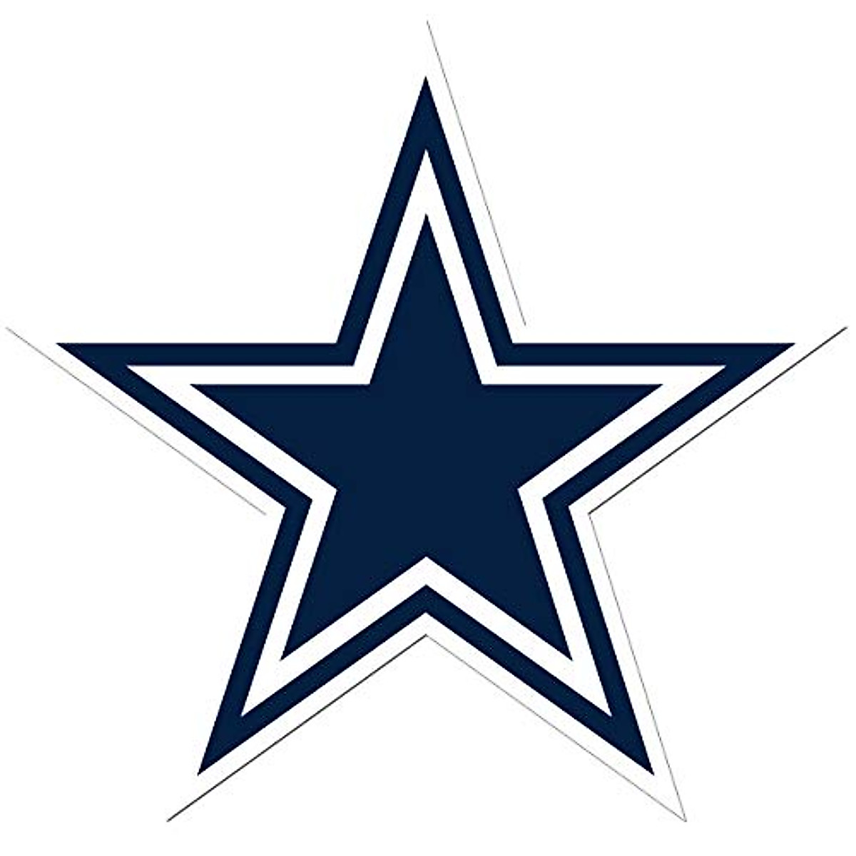 NFL Siskiyou Sports Fan Shop Dallas Cowboys Auto Decal 8 inch sheet Team Color