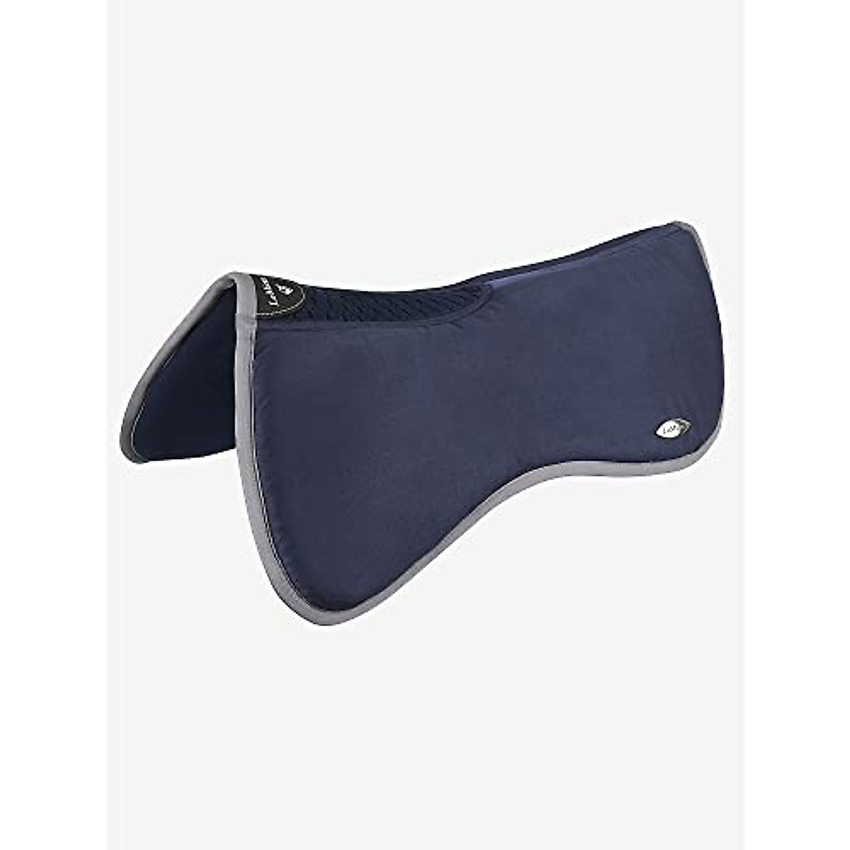 LeMieux Wither Free Half Saddle Pad - English Saddle Pads for Horses - Equestrian Riding Equipment and Accessories (Navy - Large)