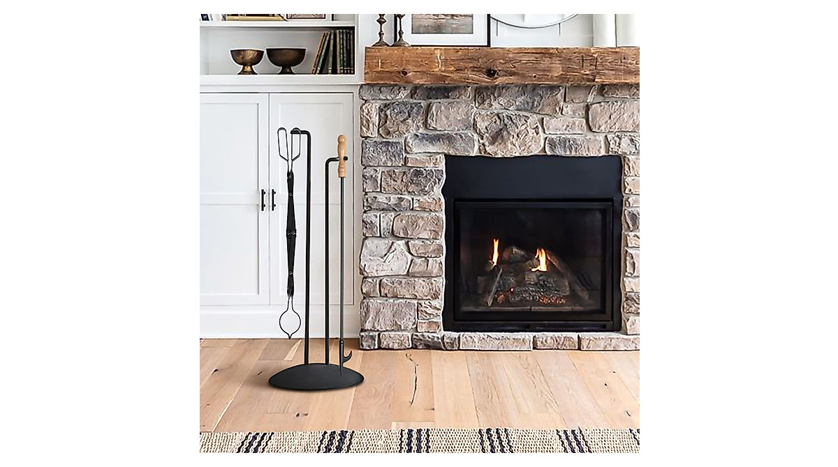 Heavy-Duty Fire Pit Tongs & Poker Set – AGM