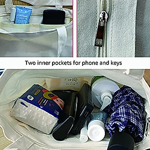 ORMG Canvas Shoulder Hand Bag Tote Bag Paris Bookstore Tote Shoulder Bag Casual Bag Soft Foldaway Travel Bag for Women Girl Student (One Size, Shakespeare)